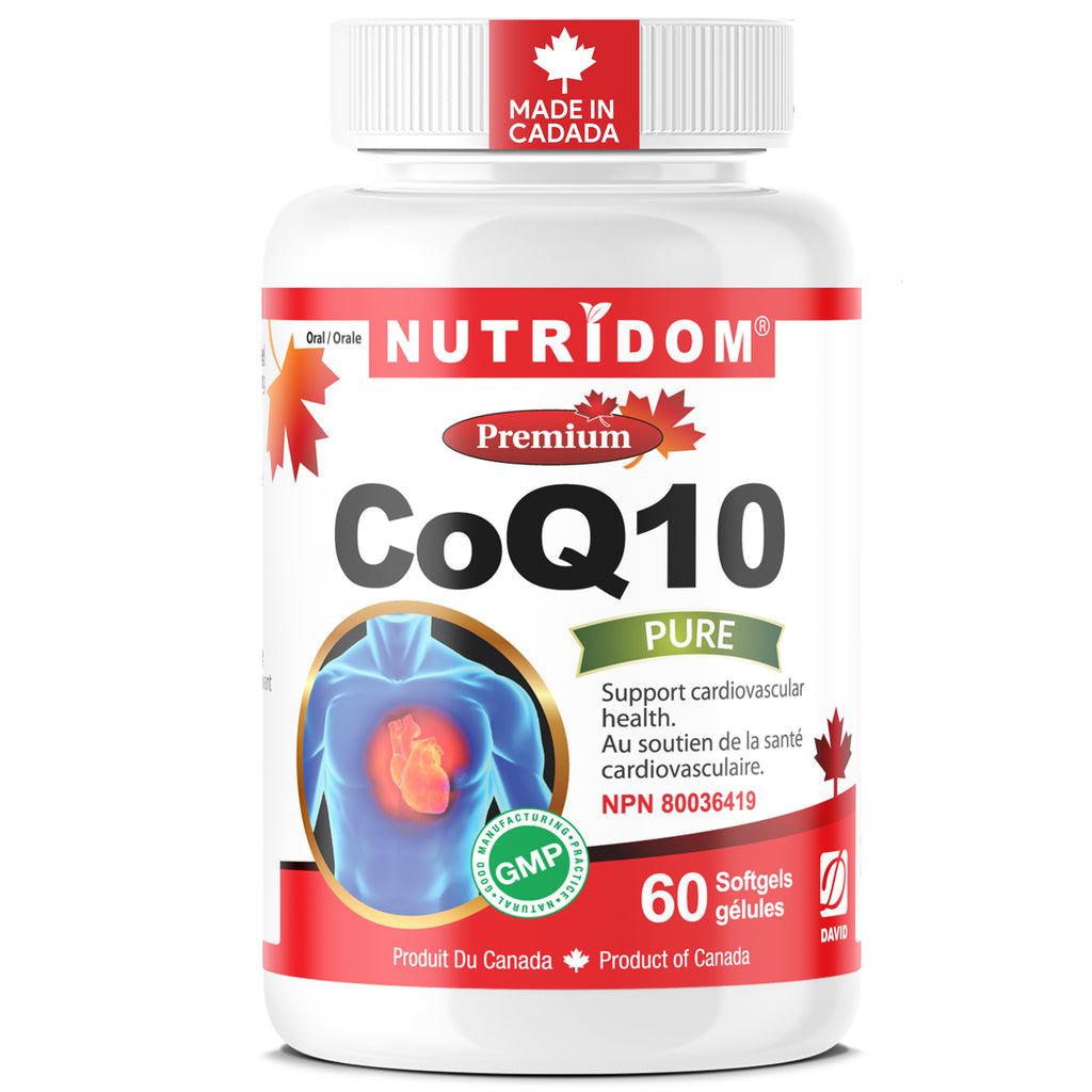 Nutridom CoQ10 (100mg) | Naturally Fermented | Cardiovascular Support