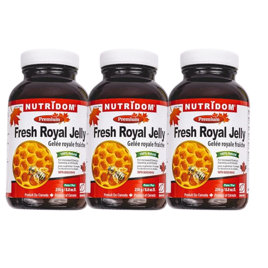 Nutridom Fresh Royal Jelly 250g (8.8 oz) | 100% Raw & Natural | Source