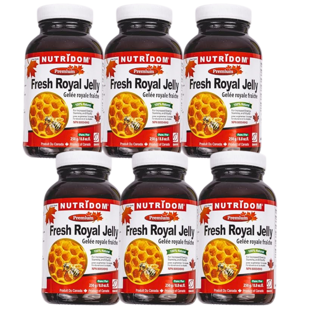 Nutridom Fresh Royal Jelly 250g (8.8 oz) | 100% Raw & Natural | Source