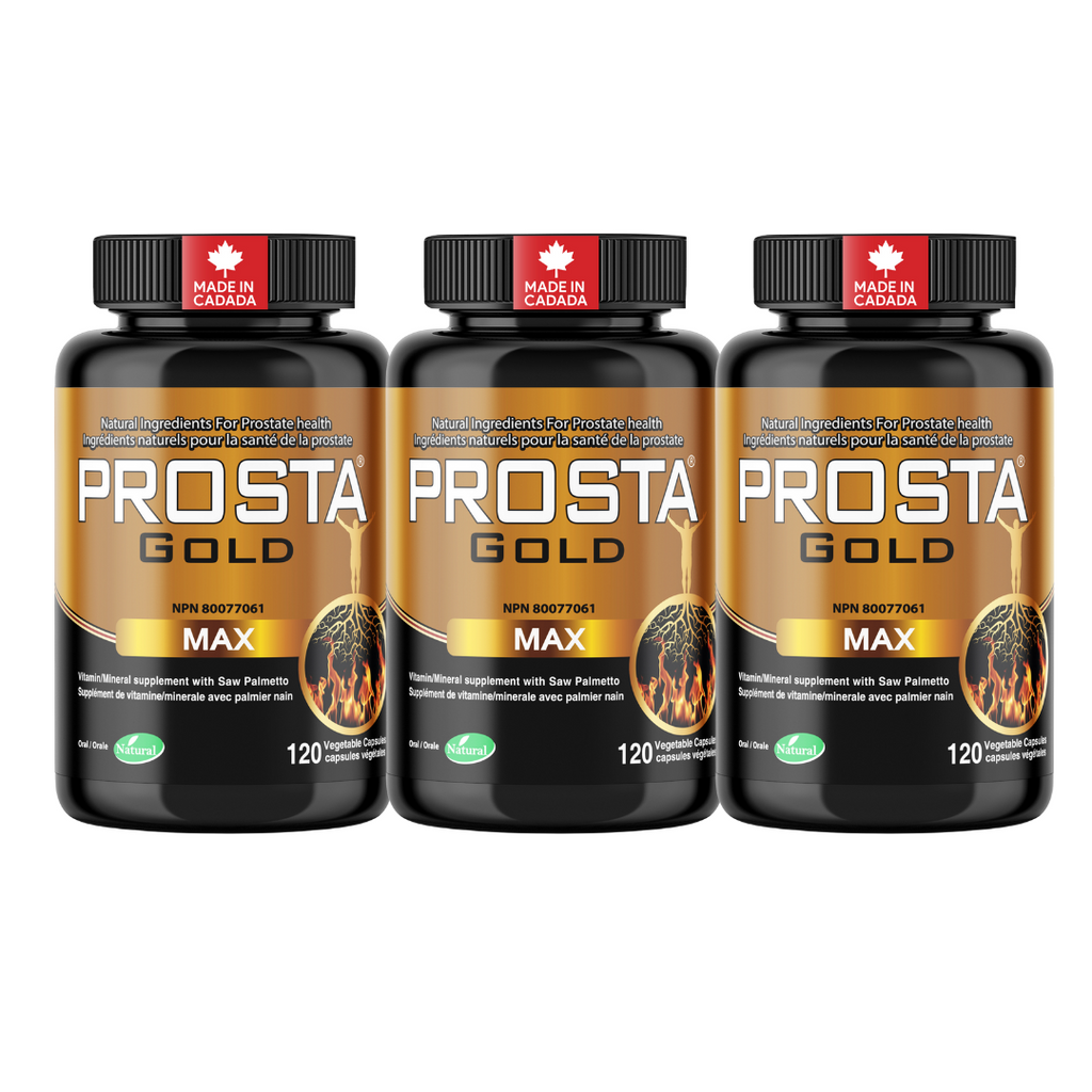 Prosta Gold Max 500mg | Herbal & Mineral Blend | 120 Vcaps - 3 Pack ...