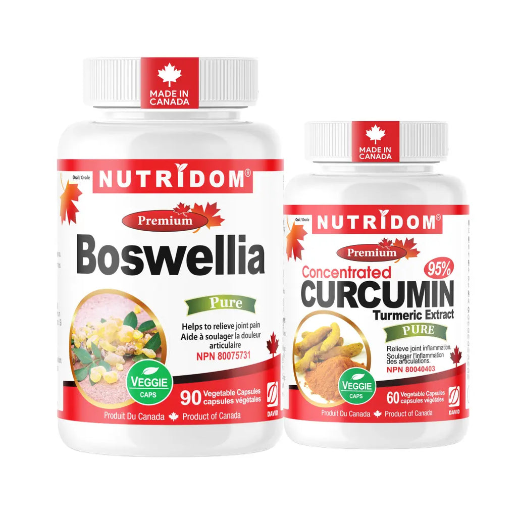 Joint & Inflammation Support | Boswellia + Curcumin – Nutridom
