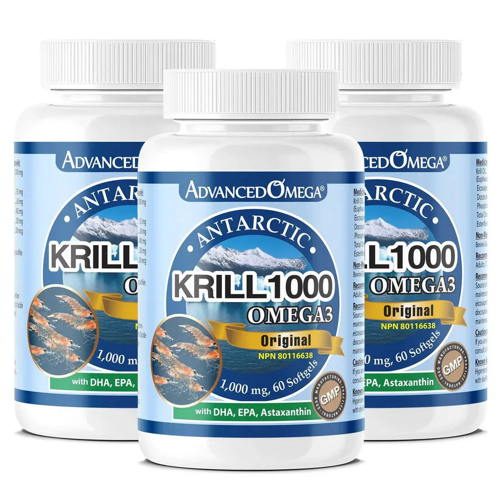 Advanced Omega Antarctic Krill Oil | 1000mg | DHA, EPA, Astaxanthin ...