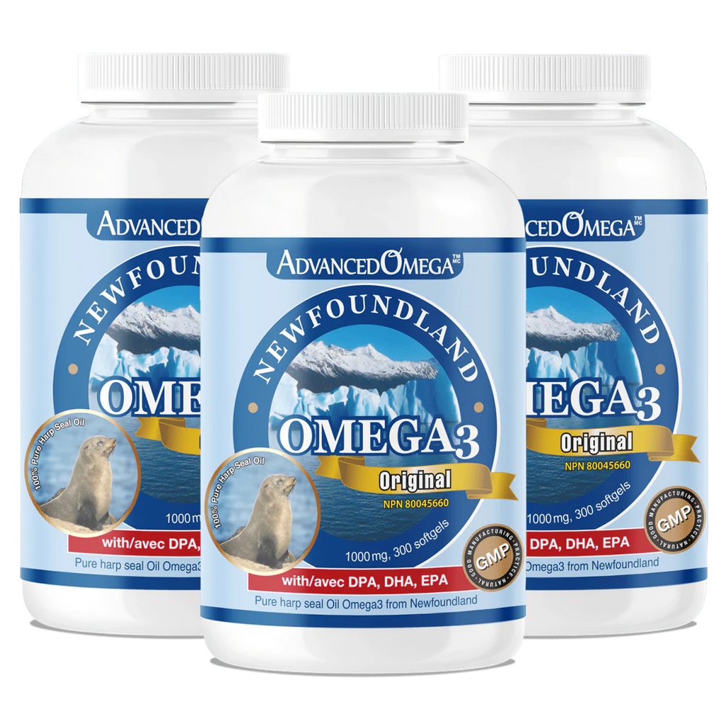 Advanced Omega Newfoundland Harp Seal Omega-3 | 1,000 mg | DPA, DHA, E ...