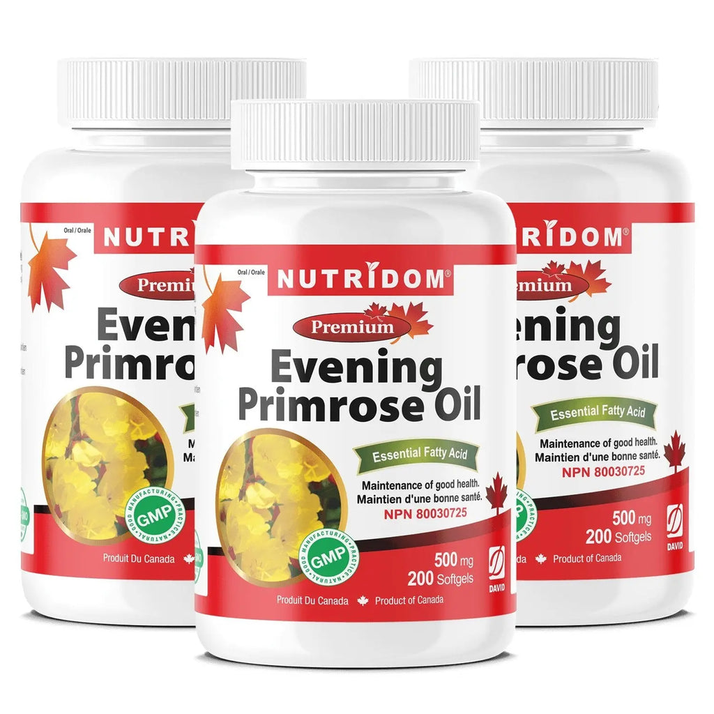 Nutridom Evening Primrose Oil 500mg - Omega-6 Rich