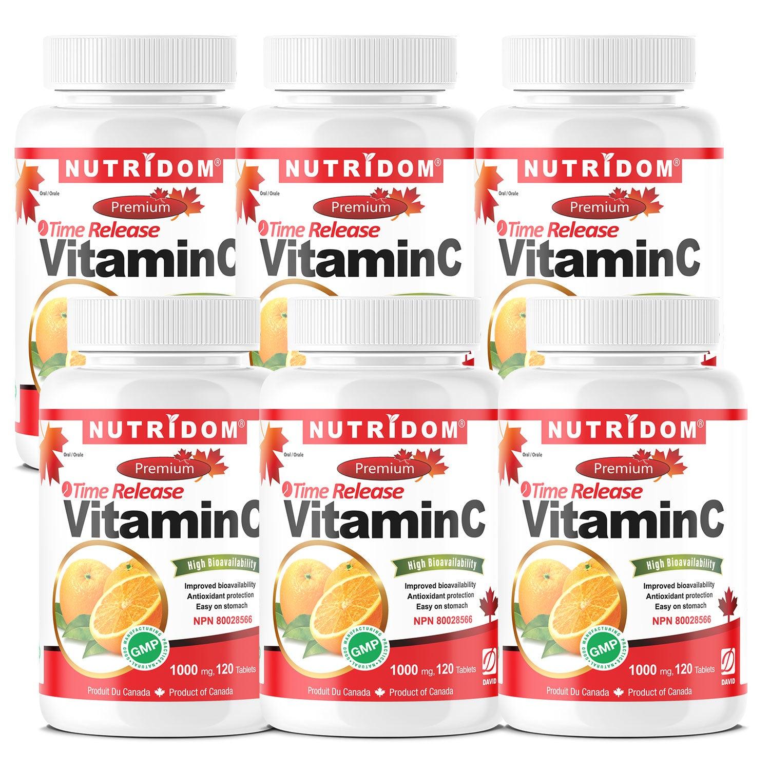 Shop Now: Nutridom Vitamin C 1000 mg, Timed Release, with Rose Hip ...
